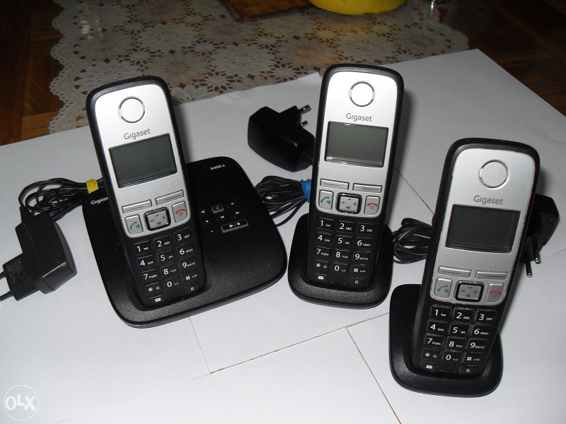 DIGITALNI TELEFON SA TRI PRENOSNE SLUŠALICE - Fiksna telefonija - OLX.ba