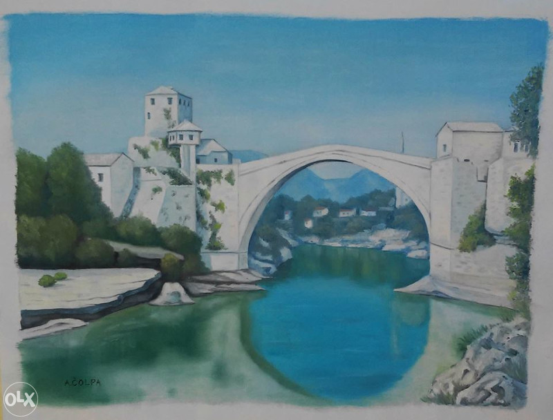 Stari Most - Umjetničke slike - OLX.ba