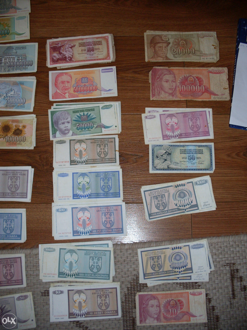 Stari novac - Novčanice - OLX.ba