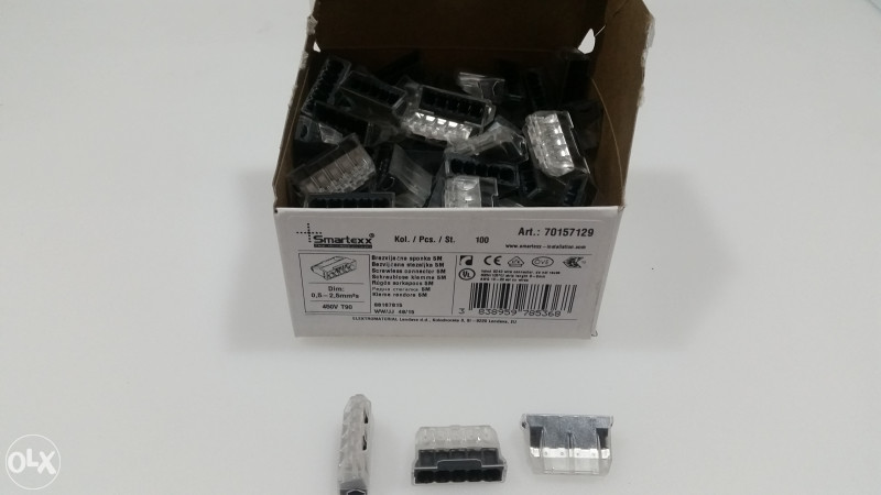 Wago Vago Kleme Spojnice 5M x 0,5 - 2,5 mm Kablo - Utikači i ...